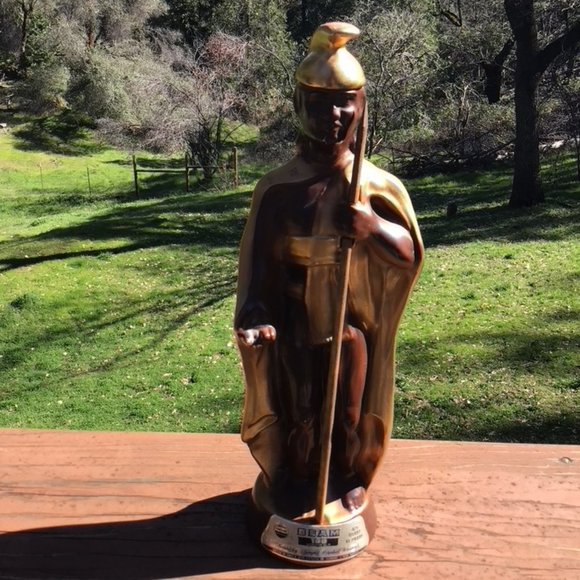 Vintage Jim Beam | Accents | Vintage Jim Beam Greek Warrior Decanter ...